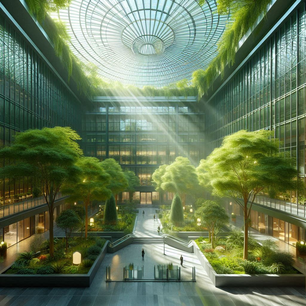Atrium végétalisé : confort et optimisation énergétique - Gantha